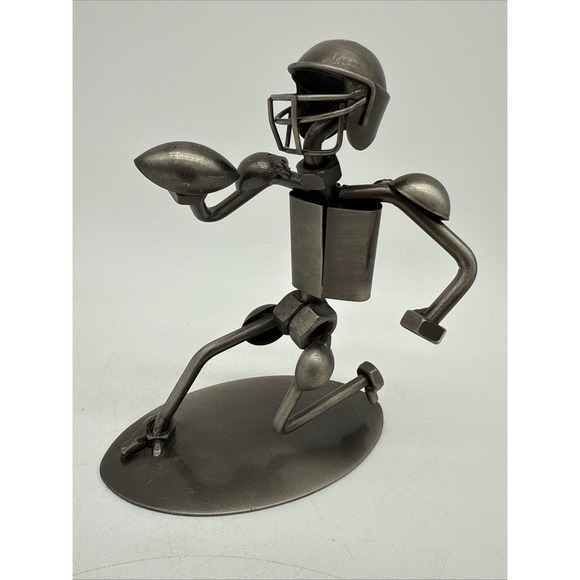 The Unbranded Brand | Art | Metal Nuts And Bolts Football Player ...